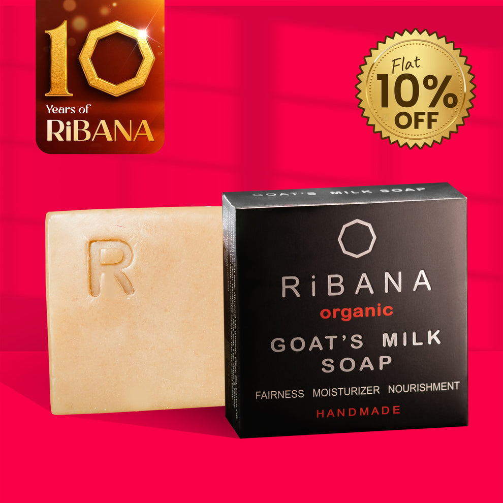 Goat Milk Soap - RiBANA Organic 110gm for Face & Body – Ribana Organic